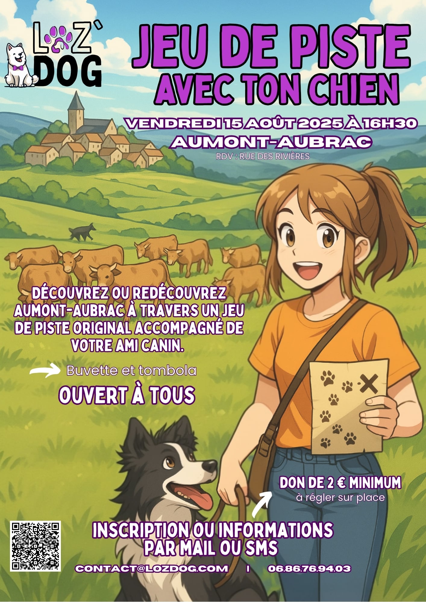 Jeu de piste canin - Peyre en Aubrac